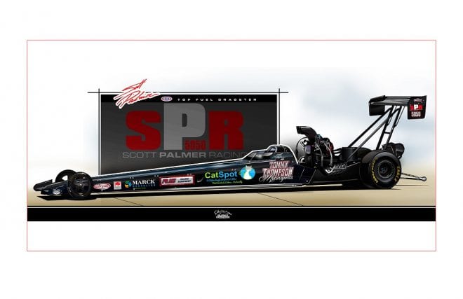 Palmer to Field CatSpot Litter Top Fuel Dragster in 2017 | Drag Illustrated