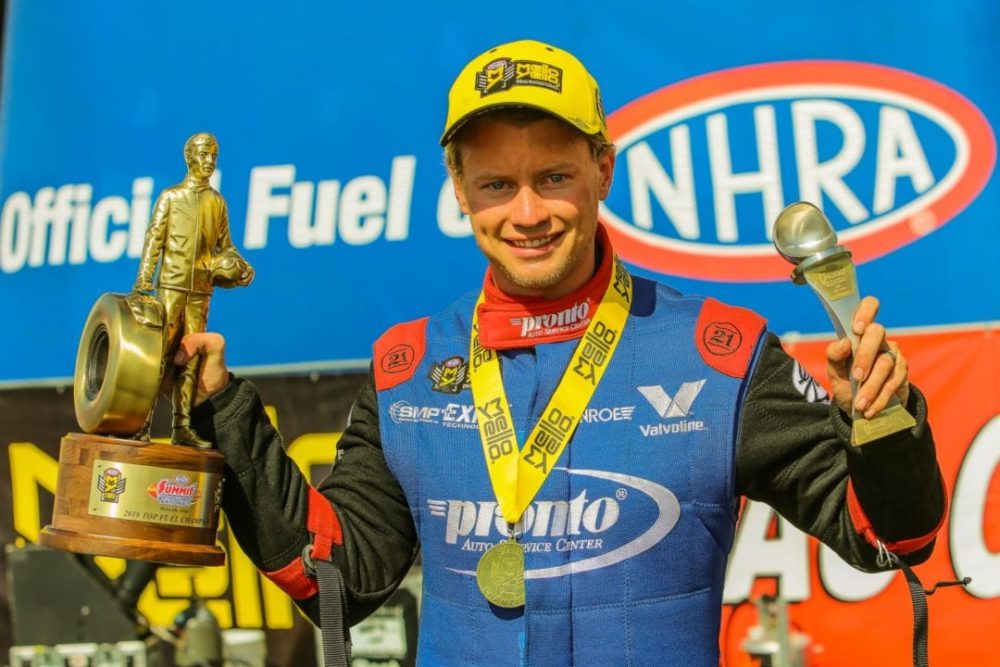 Blake Alexander Drives Pronto Top Fuel Dragster to First NHRA Top Fuel ...