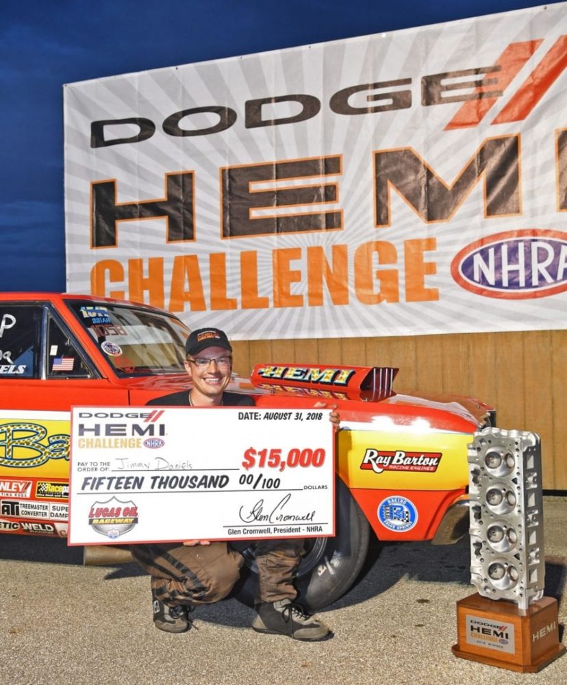 Daniels Makes History, Earns Third Consecutive Win in NHRA Dodge HEMI ...