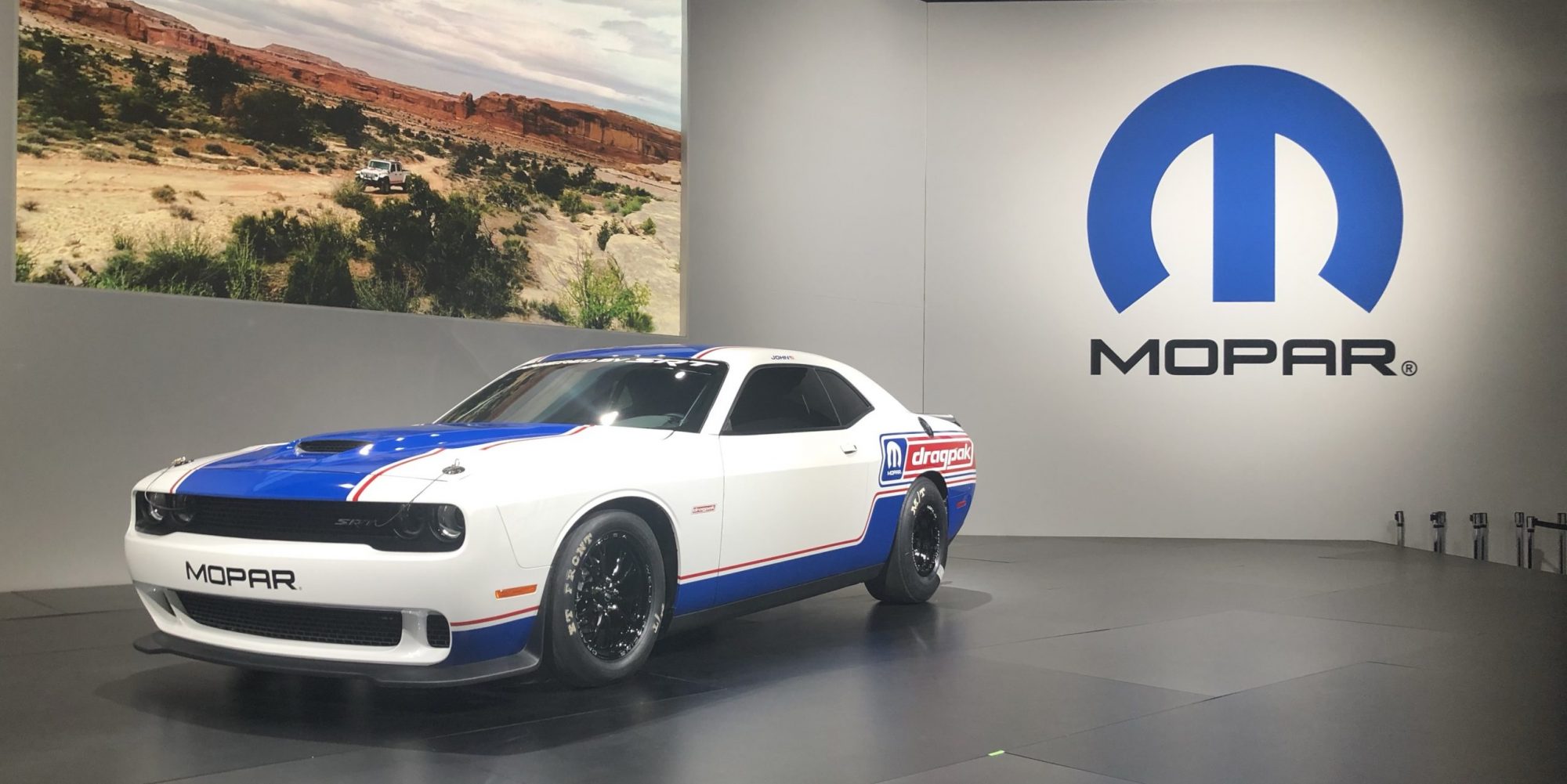 Mickey Thompson Radials Spotted On Dodge Challenger Drag Pak At SEMA ...