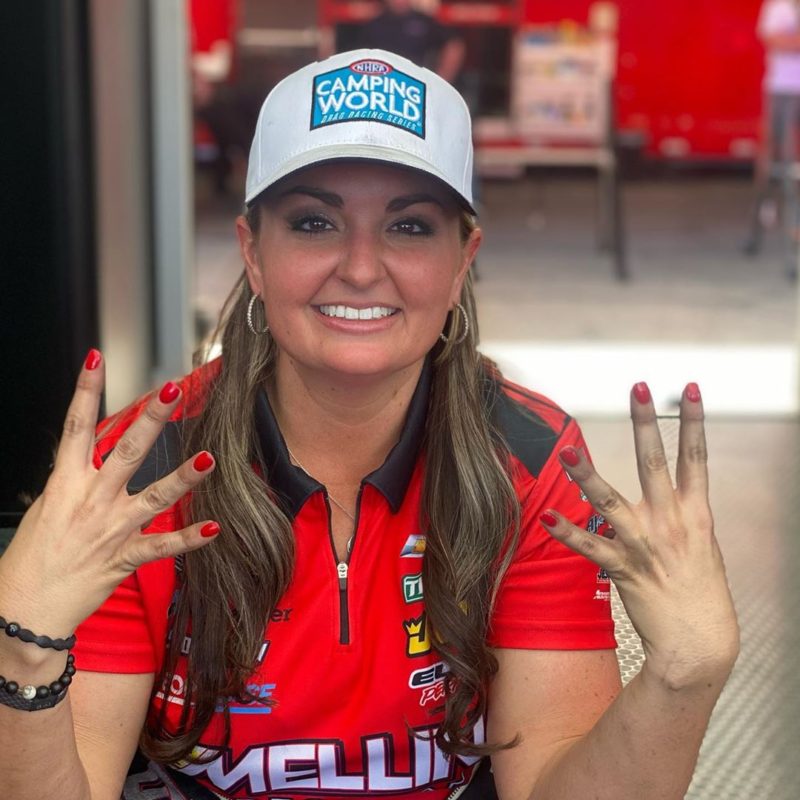 History for EE: Erica Enders Claims Her Fourth NHRA Pro Stock World ...