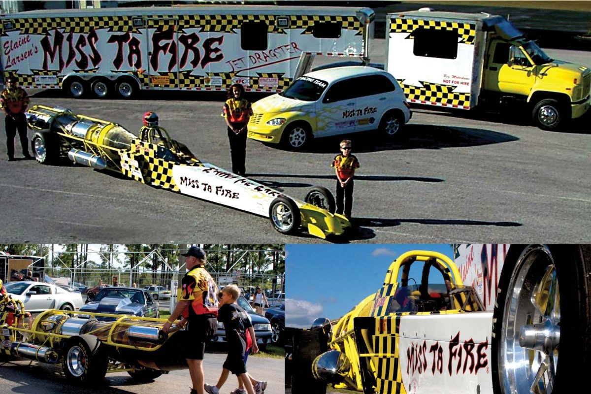 Elaine Larsen Celebrating 20 Years of Jet Dragster Racing with ‘Full ...