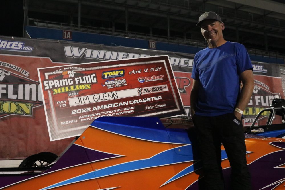 Jim Glenn Wins Tuesday American Dragster Shootout at the Spring Fling ...