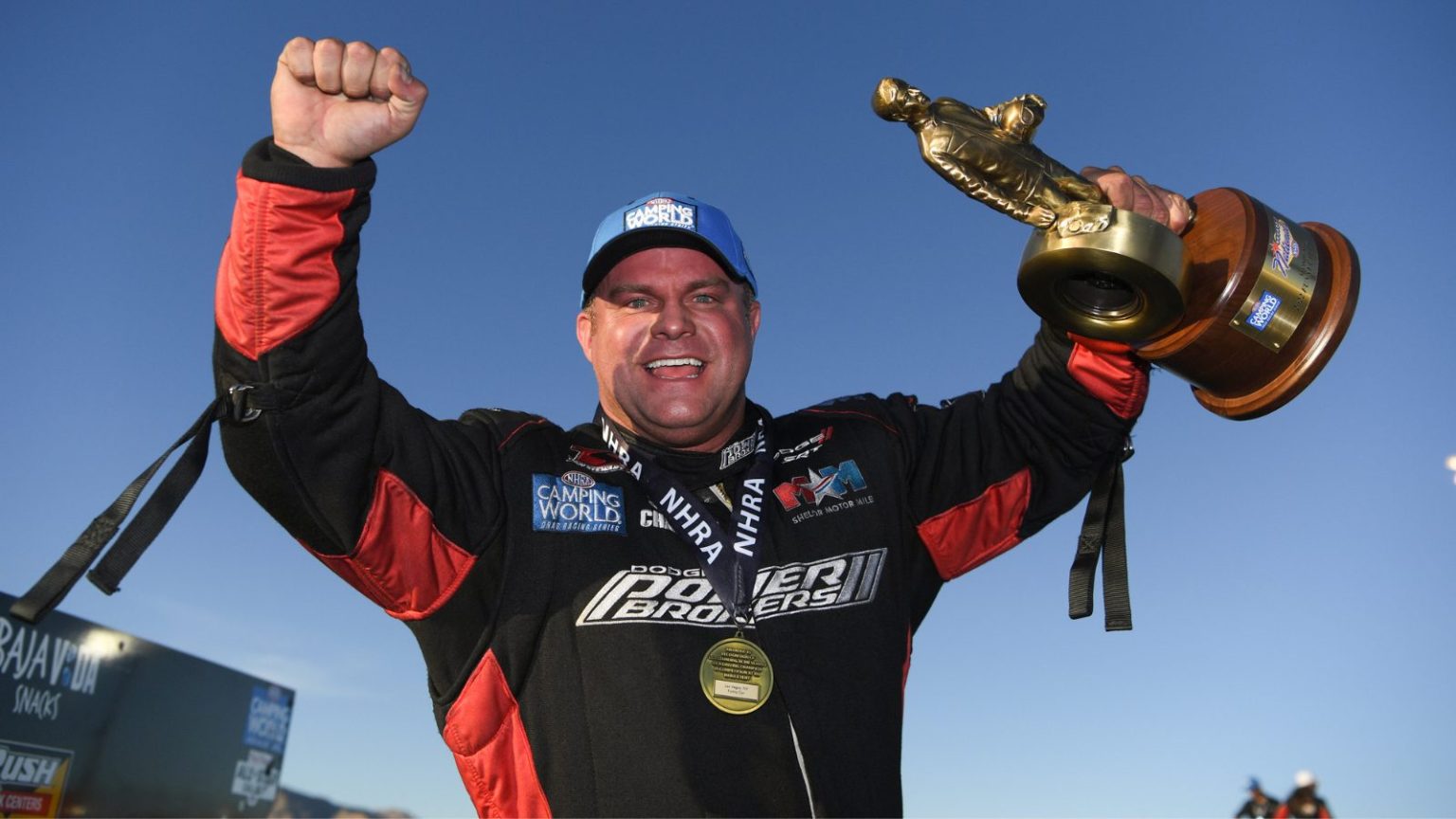 Hagan Muscles Dodge Power Brokers Funny Car to Nevada Nationals Win; Remains in the Hunt for ...