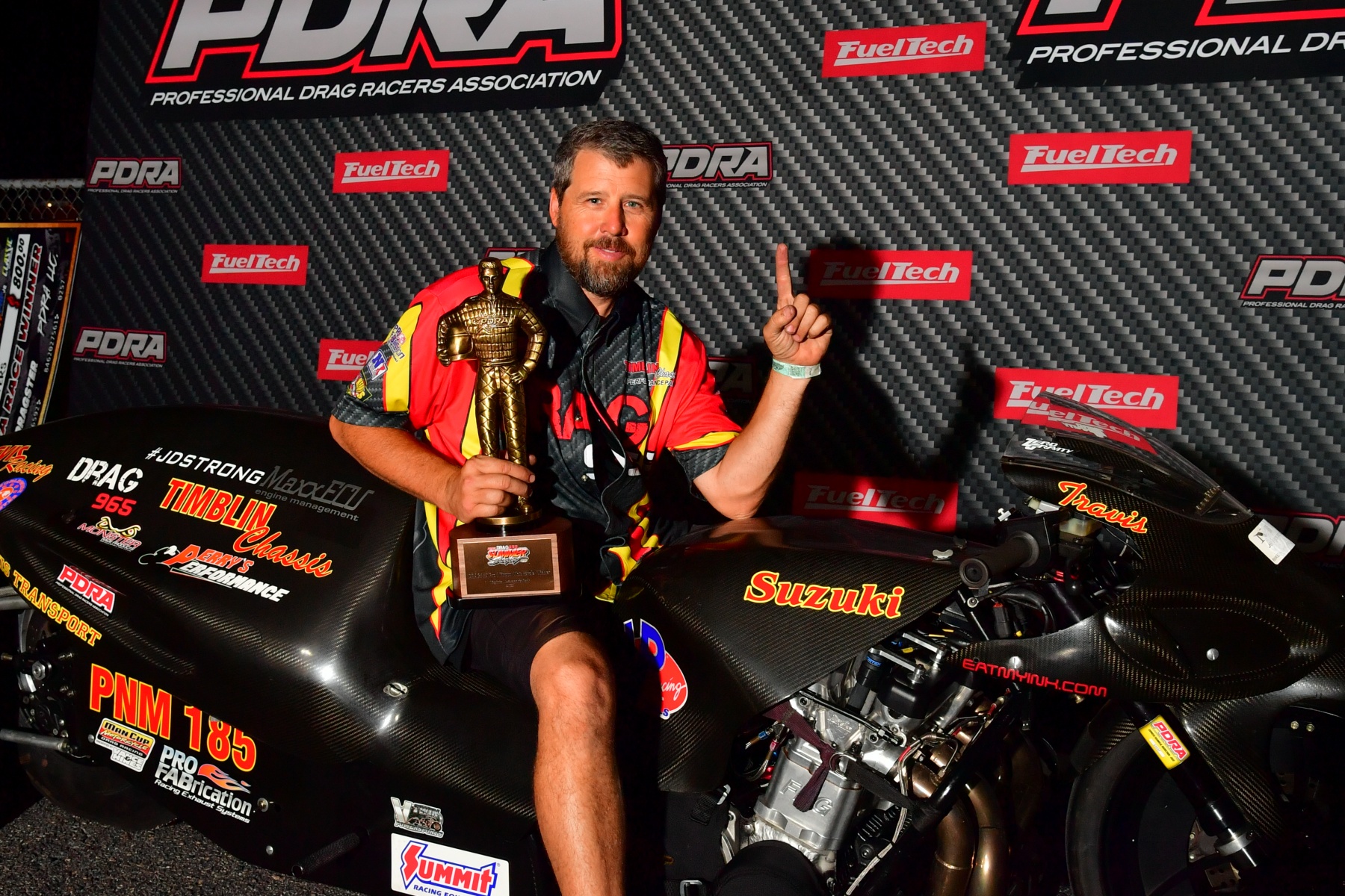 Travis Davis Adds Fourth PDRA Pro Nitrous Motorcycle World Championship | Drag Illustrated