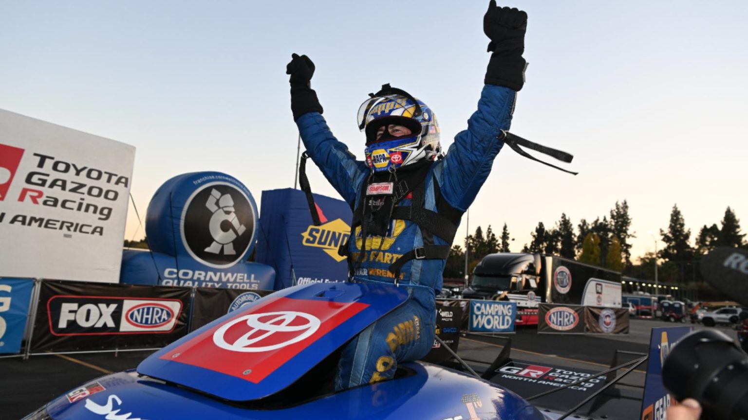 Ron Capps Clinches Third NHRA Funny Car Championship, First as Team ...