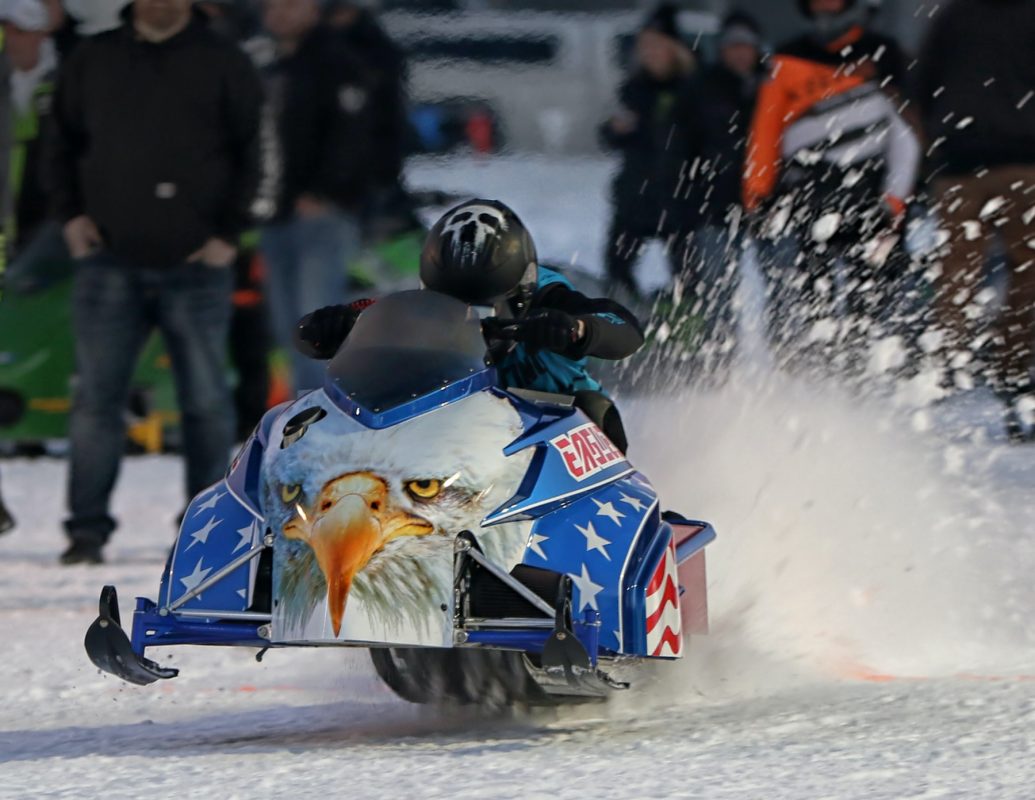 Ernst, Sullivan and Kirane Score at Snow Outlaws Snowmobile Drags ...