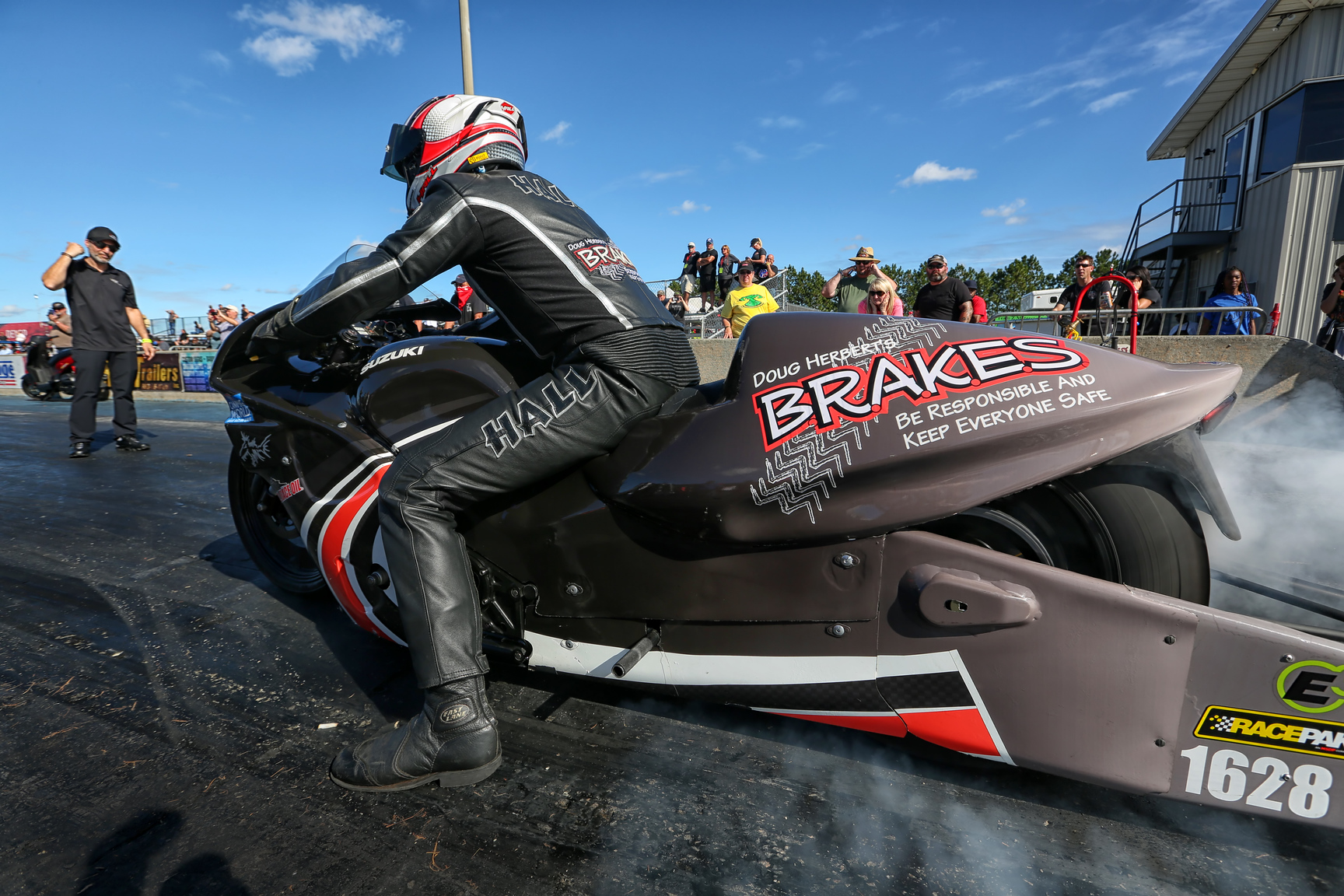 John Hall Donates Pro Stock Motorcycle Signage to Doug Herbert’s B.R.A ...