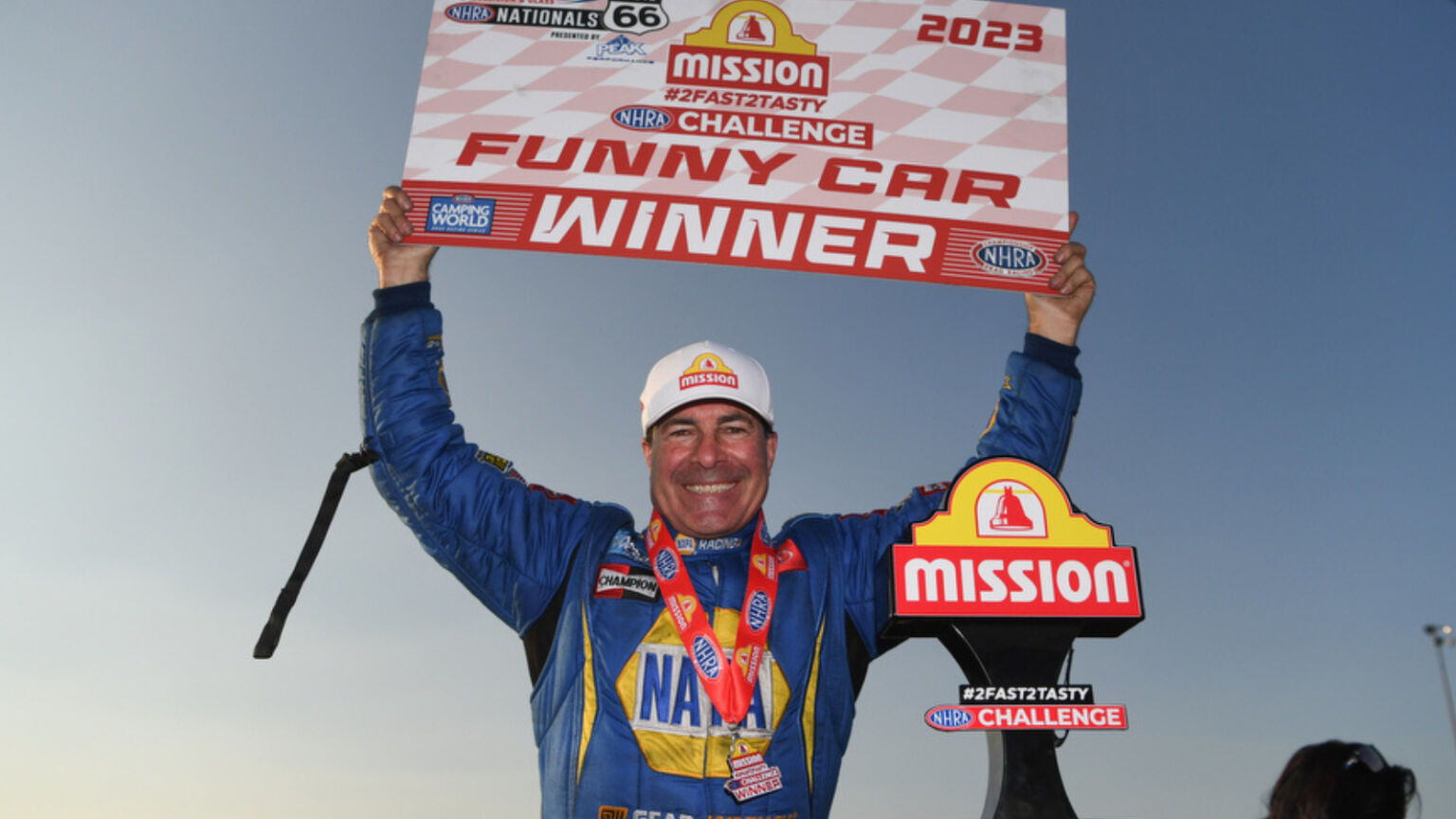 Ron Capps Wins Mission Foods #2Fast2Tasty Challenge at Route 66 NHRA ...