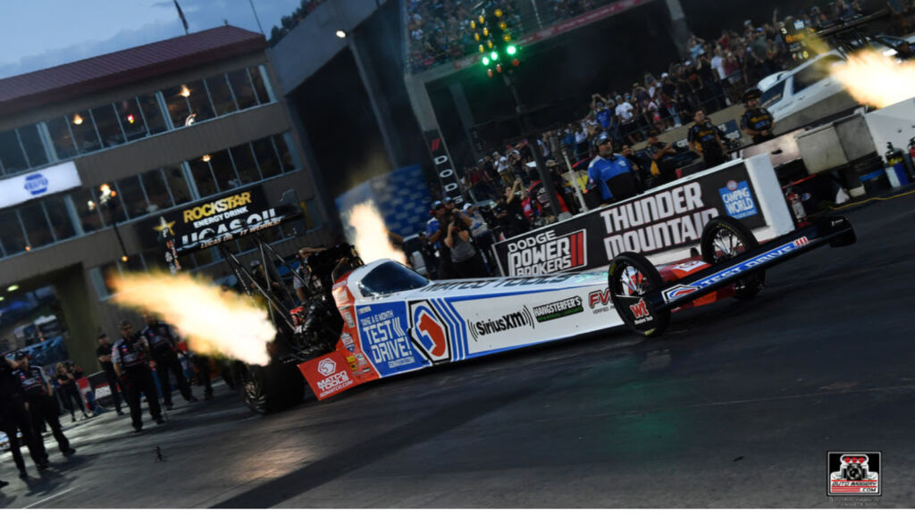 Antron Brown Races To Top Spot On The Mountain Friday Night At NHRA ...