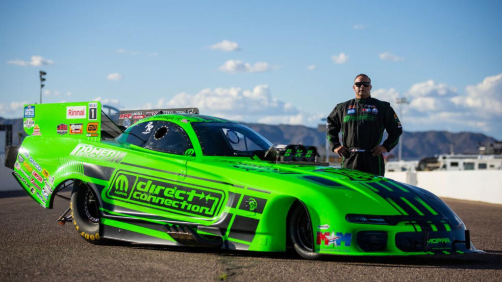 Matt Hagan Aiming For Win At Dodge Power Brokers NHRA Mile-High Nationals In Sublime Green Funny ...