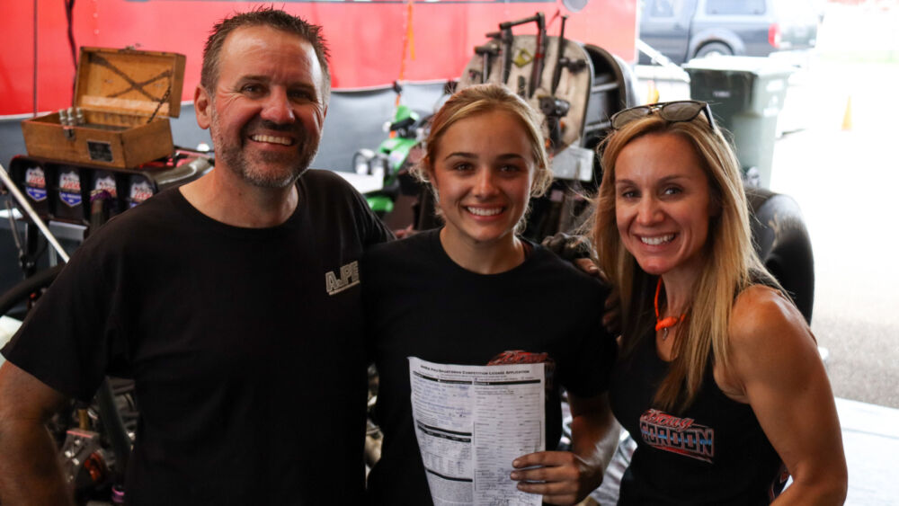 Third Generation Drag Racer Maddi Gordon Licensed in Top Alcohol Funny ...