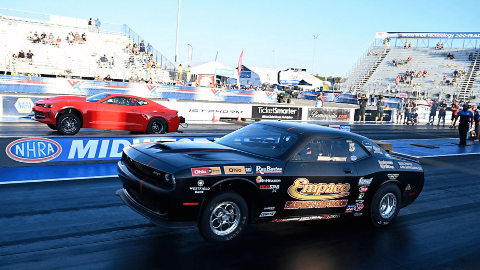 Pawuk, Johnson Drive Dodge Challenger Drag Cars to Factory Stock ...