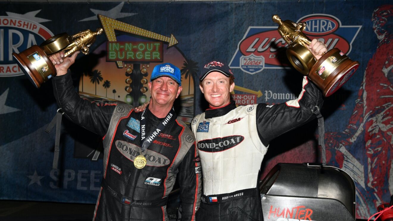 DI Interview: Chad, Hunter Green Look Back on Father-Son Double-Up at NHRA Finals | Drag Illustrated
