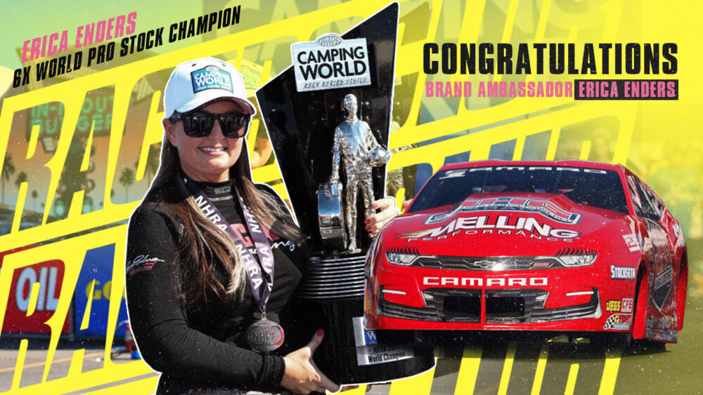 RACERSCLUB Celebrates Erica Enders’ Historic Sixth NHRA Pro Stock World ...