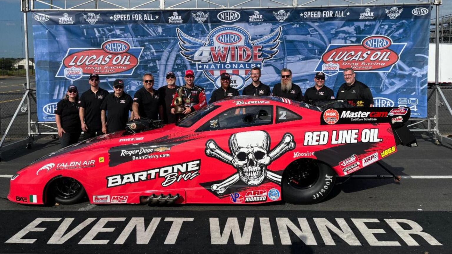 Bartone Bros. Racing Win Top Alcohol Funny Car at NHRA 4-Wide Nationals ...