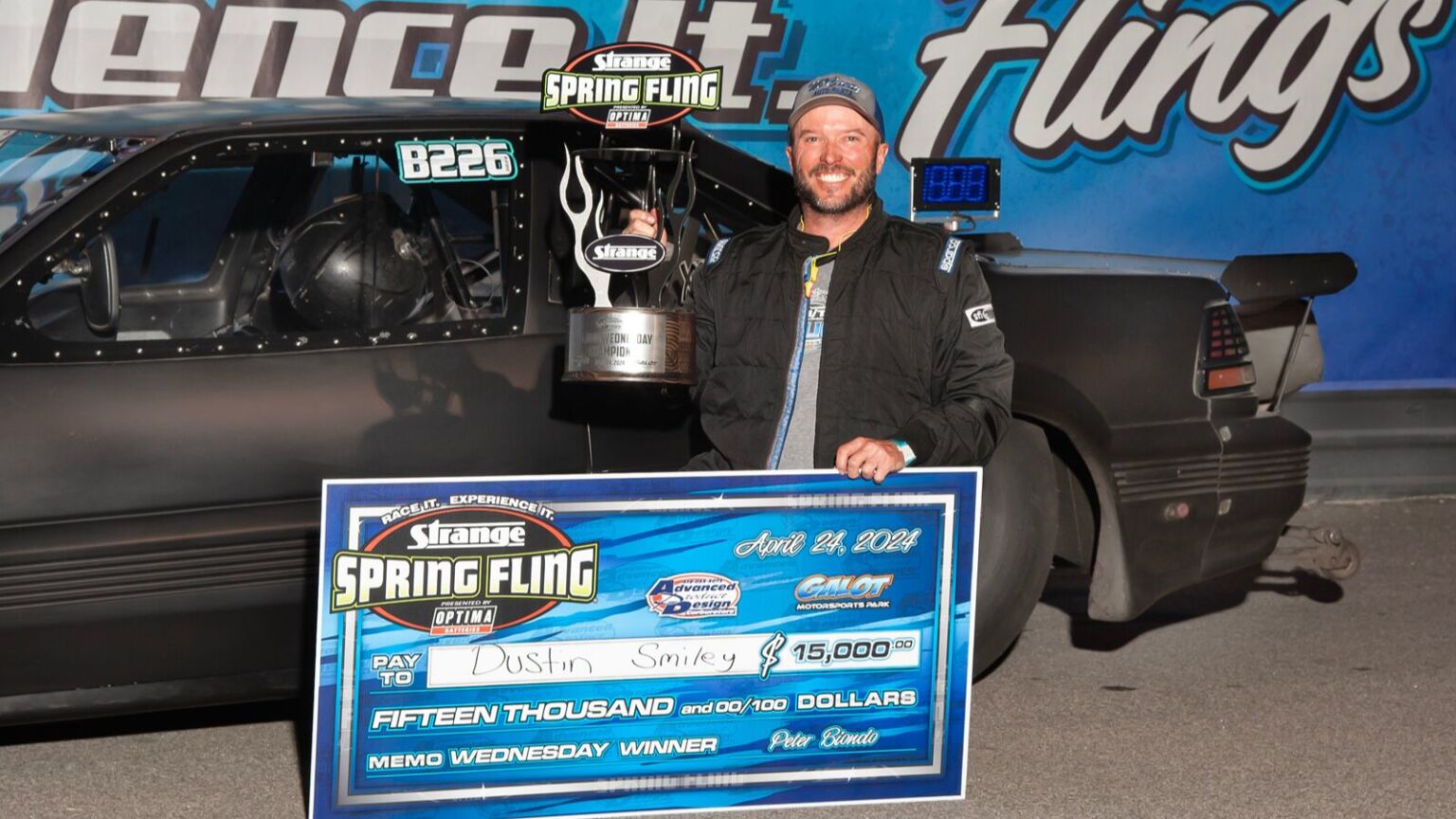 Dustin Smiley Races to Advanced Product Design $15,000 Wednesday Win at ...