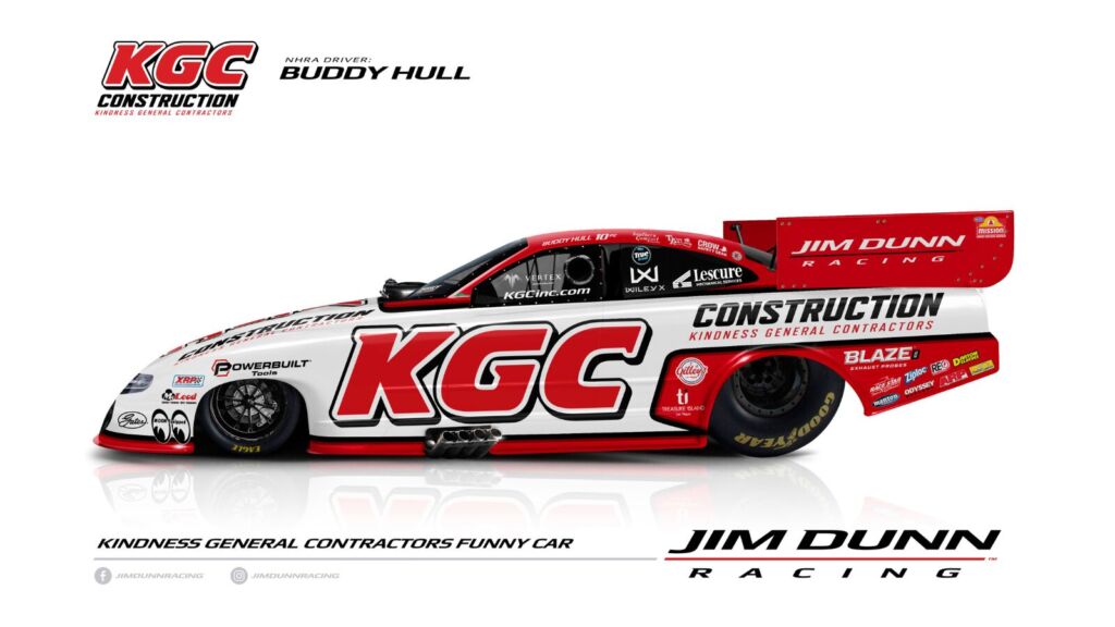 Jim Dunn Racing, Buddy Hull Roll Out KGC Funny Car for Vegas | Drag ...