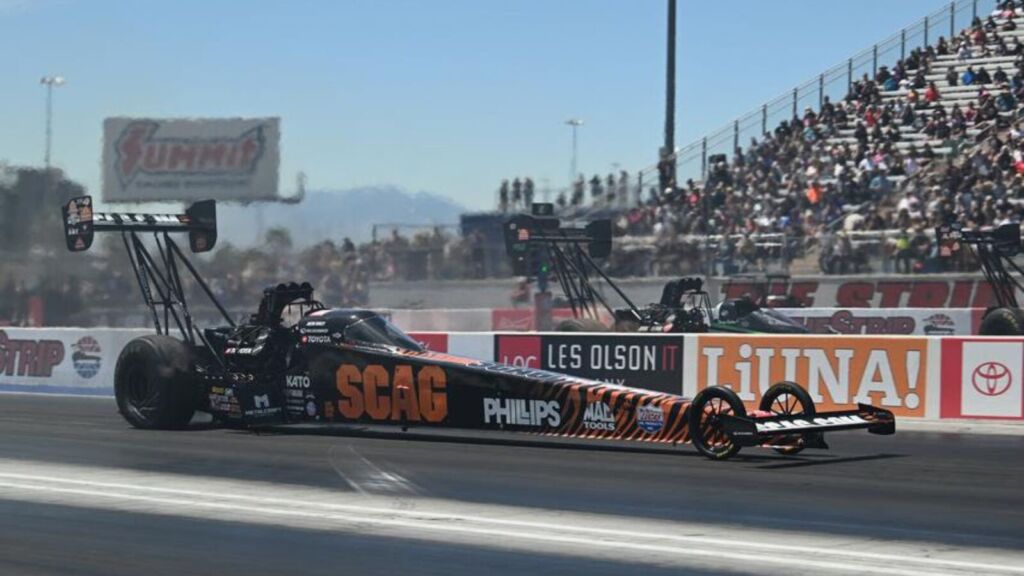 Justin Ashley Takes Points Lead with Runner-Up Finish at Las Vegas NHRA ...