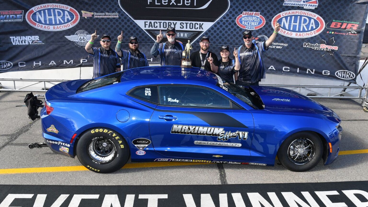 Ricky Hord Wins Las Vegas Four-Wide Flexject Factory Stock Showdown ...