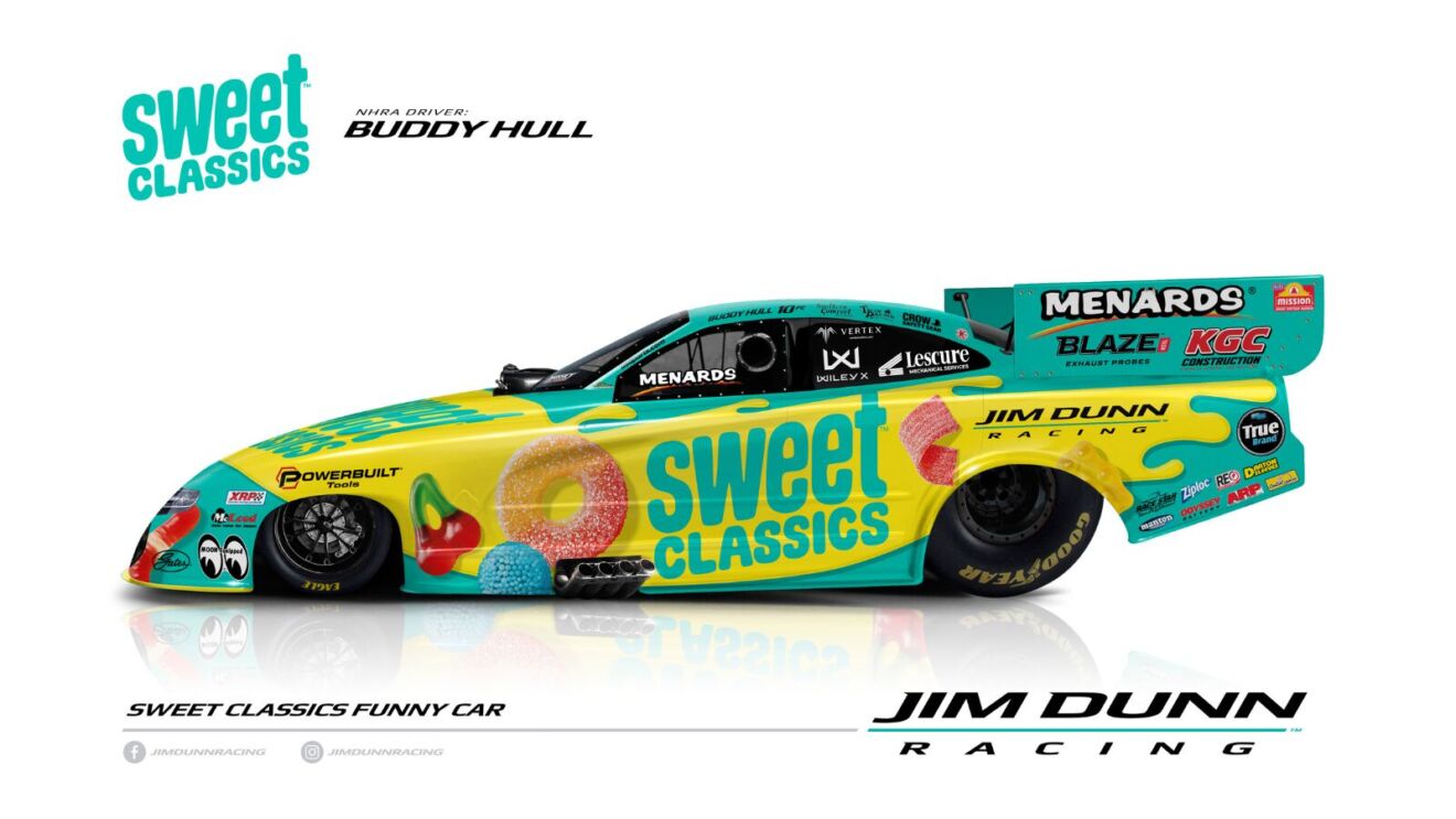 Chicago Funny Car Will Be Sweet Classics Ride for Jim Dunn Racing ...