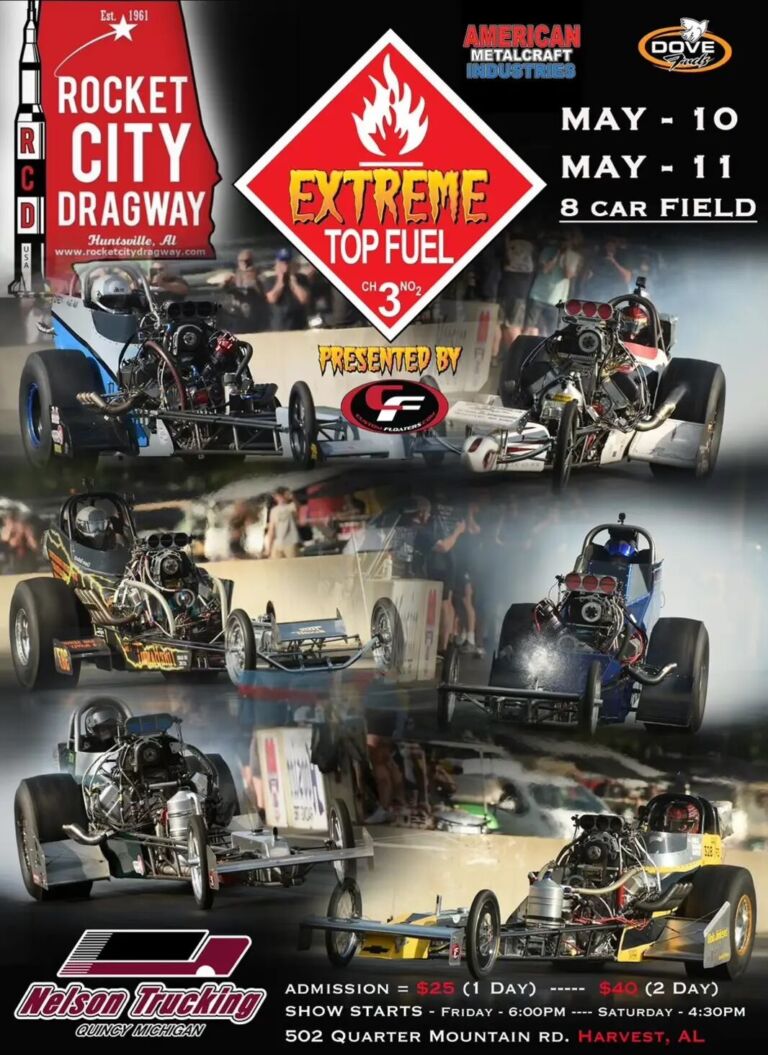 Nitro Returns to Rocket City Dragway for Rocket City Extreme Top Fuel ...