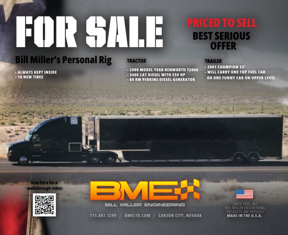 Bill Miller’s Racing Rig For Sale: The 2000 Kenworth T2000 with ...