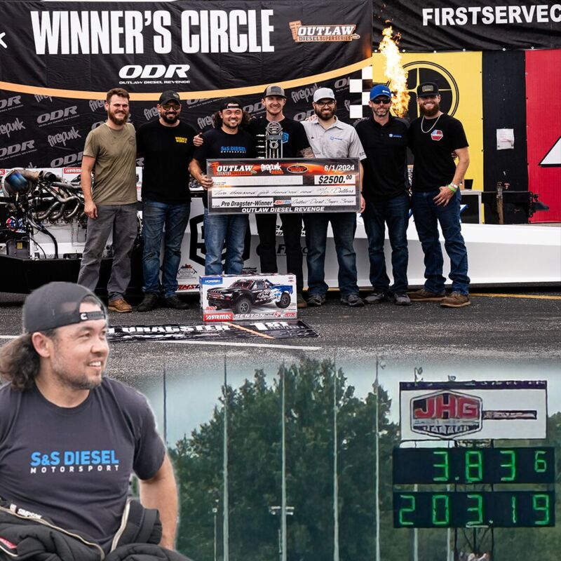 Michael Cordova Resets Eighth Mile Diesel Record | Drag Illustrated