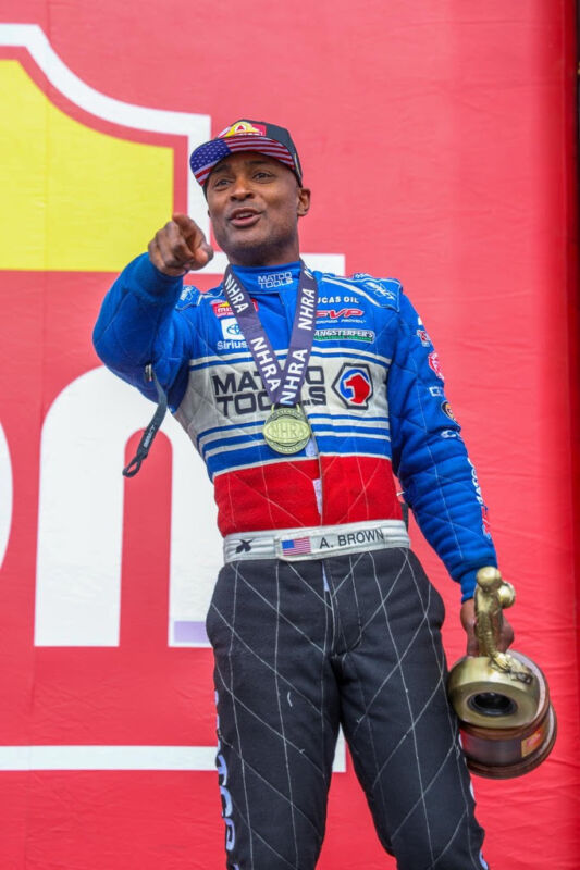 Antron Brown Scores Second Victory of 2024 Season at Summit Racing ...