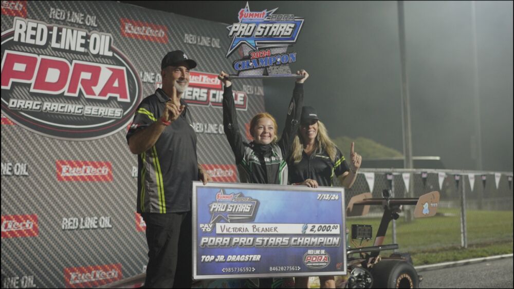 PDRA Top Jr. Dragster Points Leader Victoria Beaner to Sit Out Second ...