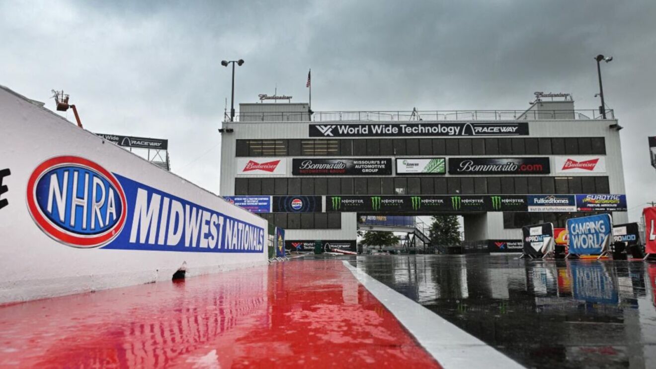 Rain Halts Friday Qualifying at NHRA Midwest Nationals | Drag Illustrated