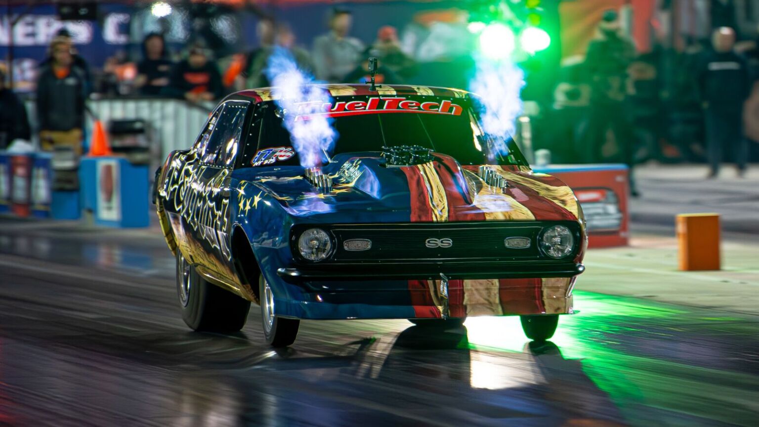 Staging Lanes: Red, White, and Blue | Drag Illustrated