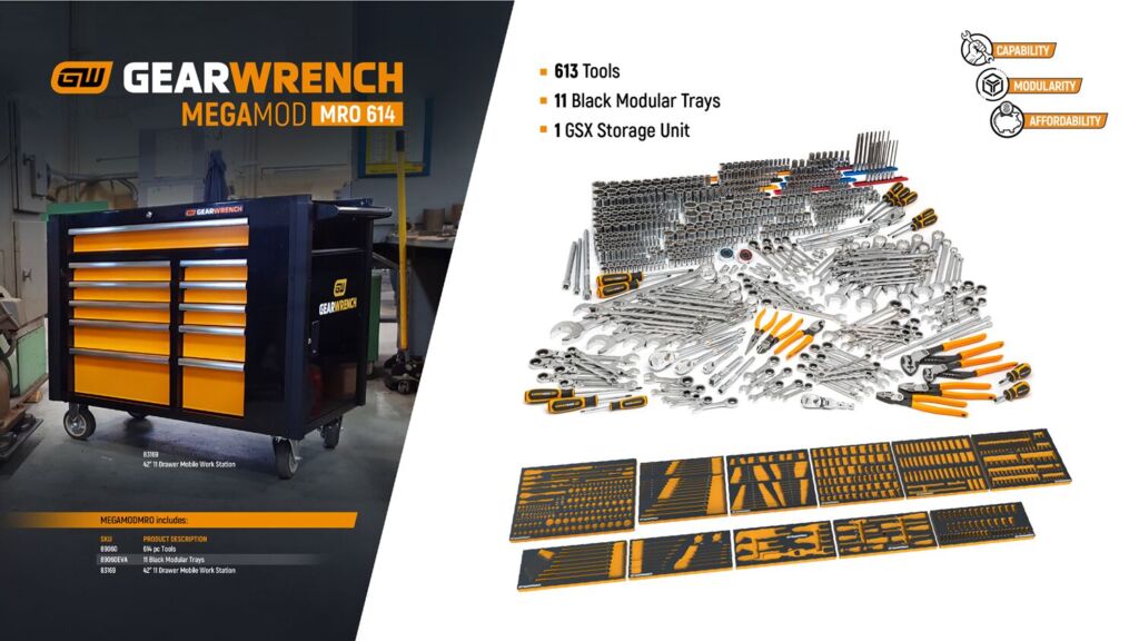 Product Spotlight: GEARWRENCH MEGAMOD Master Technician Hand Tool Sets ...