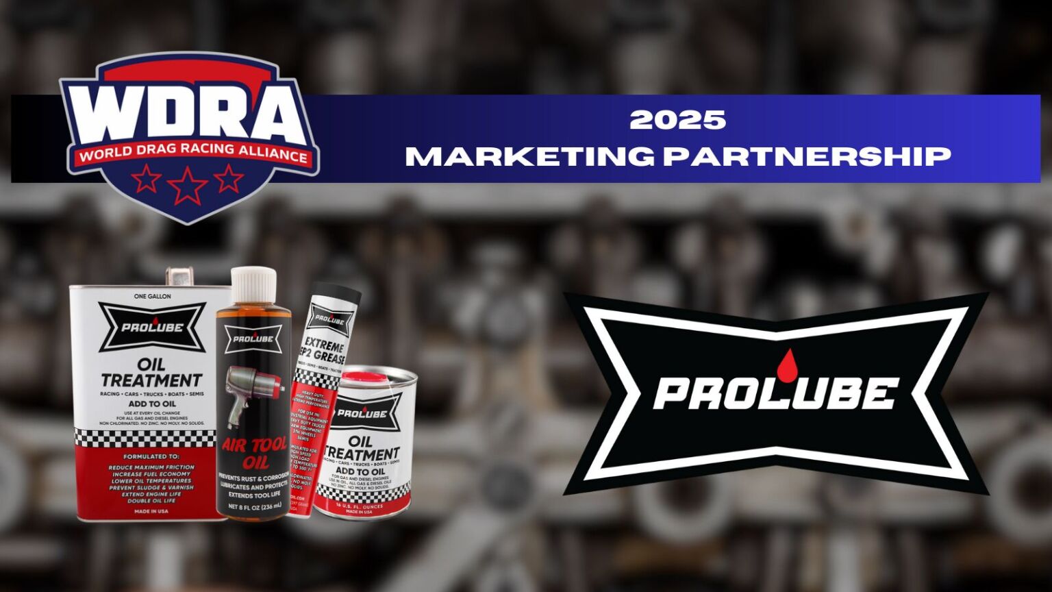 Prolube Oil Partners with WDRA for 2025 Season | Drag Illustrated