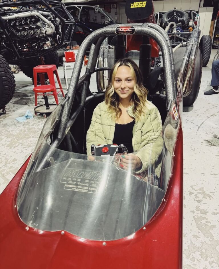 Larry Minor’s Great Granddaughter, Bridget Minor, Licenses at Frank Hawley’s Drag Racing School ...