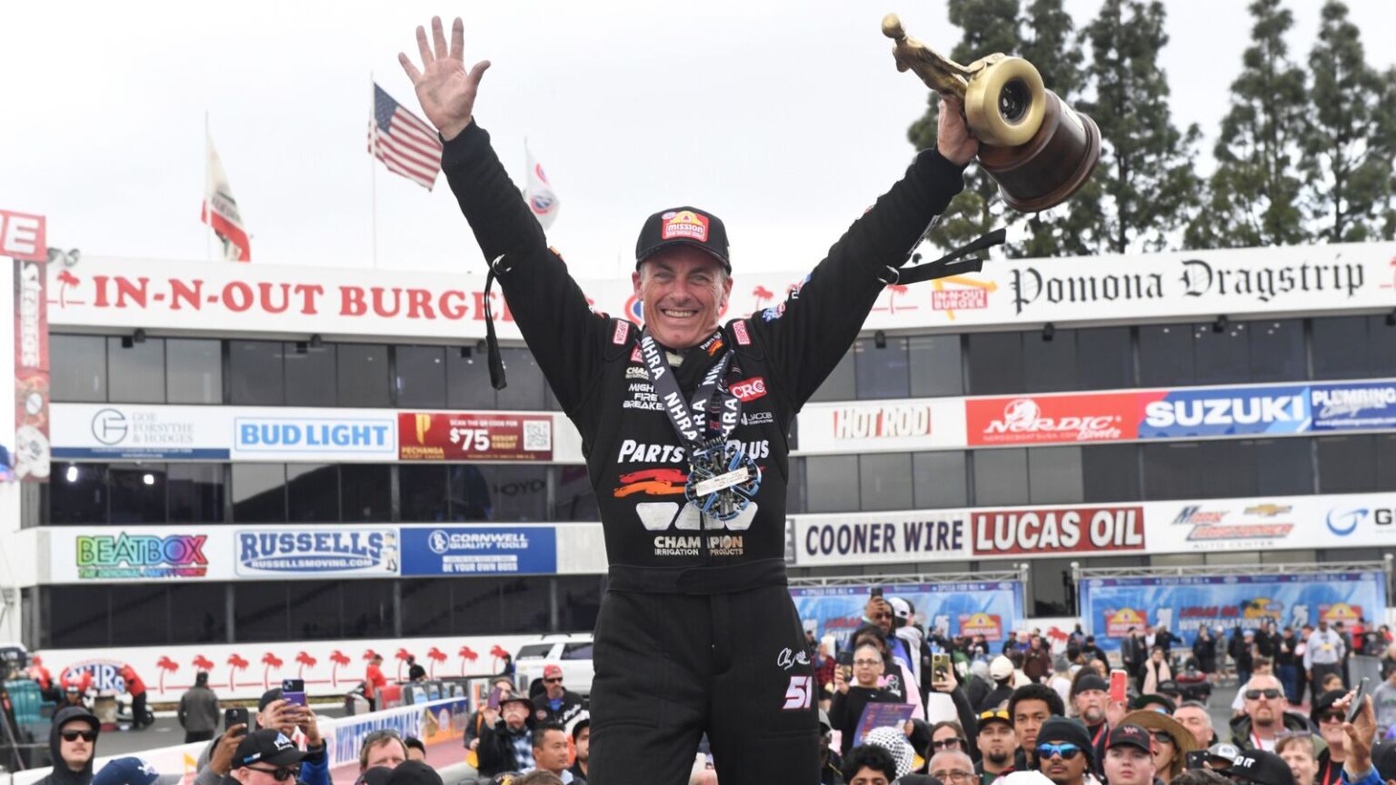NHRA Top Fuel Driver Clay Millican Delivers Victory for RWR at Lucas ...