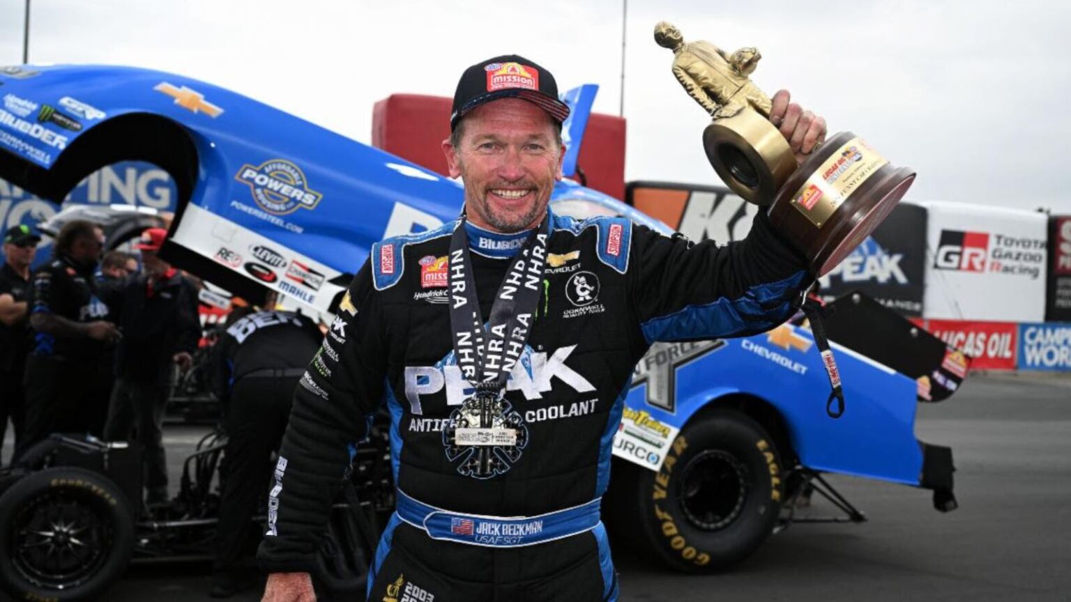 Jack Beckman Gets Funny Car Win No. 300 for John Force Racing | Drag ...