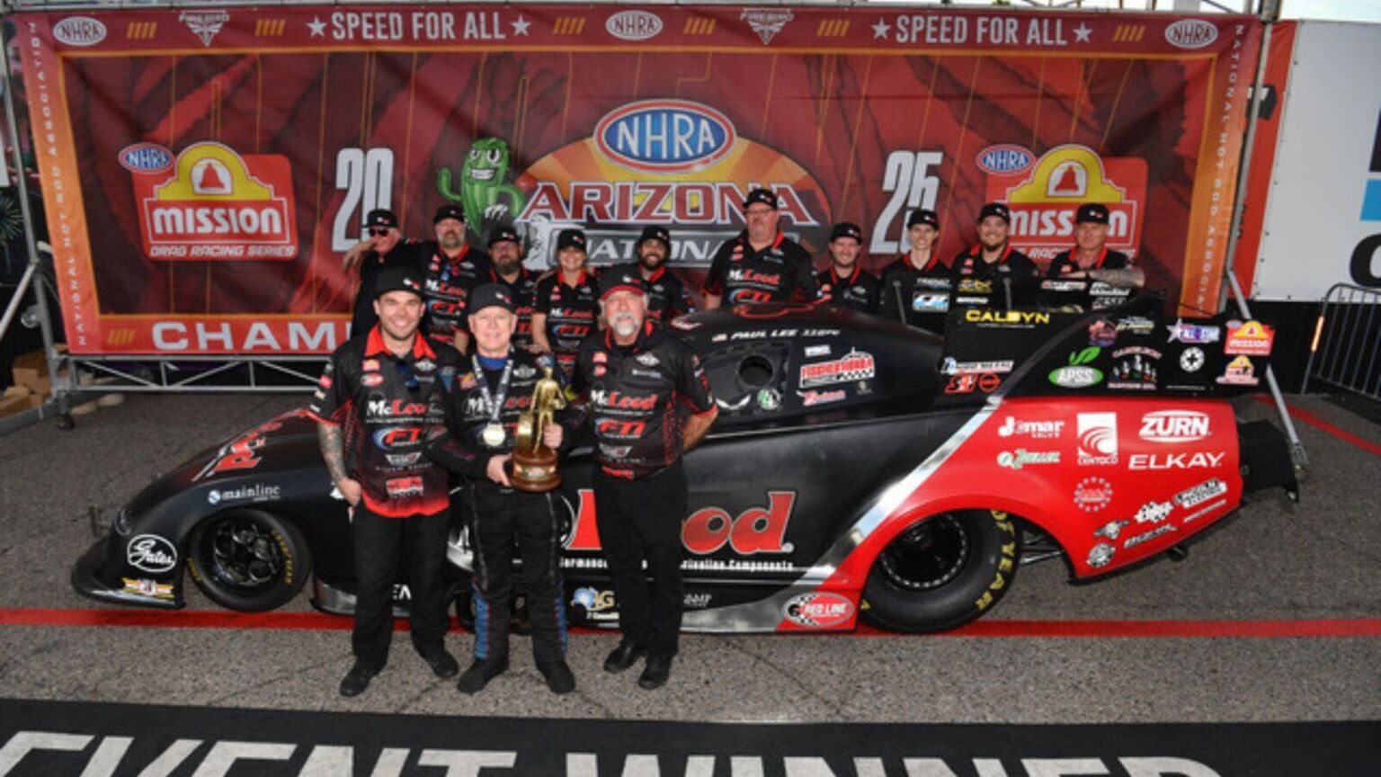 Paul Lee Captures First Funny Car Victory at NHRA Arizona Nationals ...
