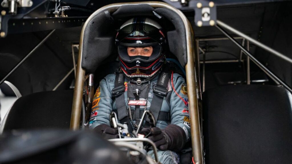 Alexis DeJoria Aiming High at Gerber Collision & Glass NHRA Route 66 ...