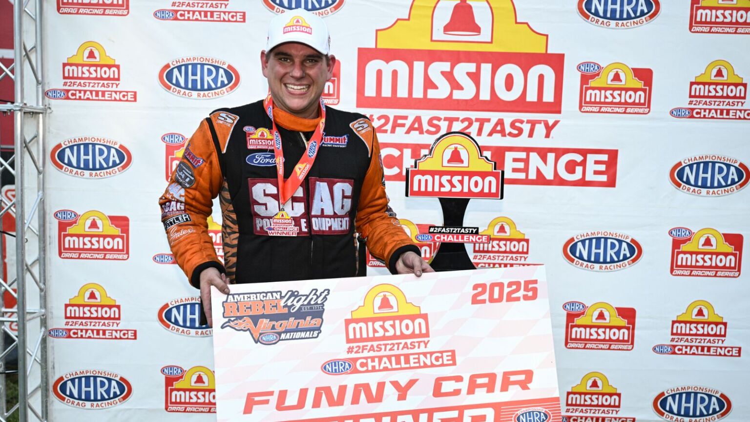Daniel Wilkerson Wins Mission #2Fast2Tasty Challenge at Virginia NHRA ...