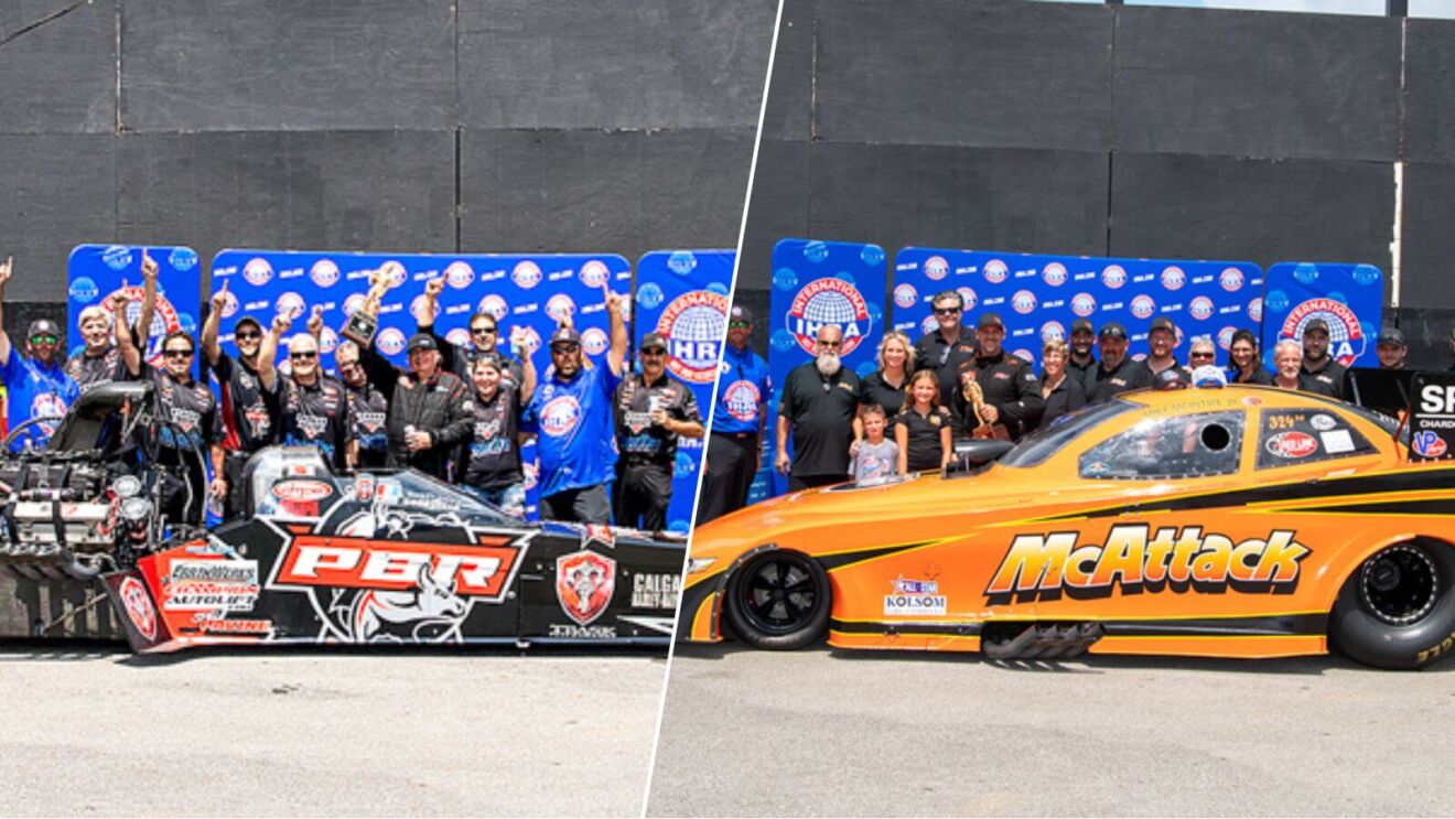 Palmer, McIntire Make History with Wins at IHRA Outlaw Nitro Series ...