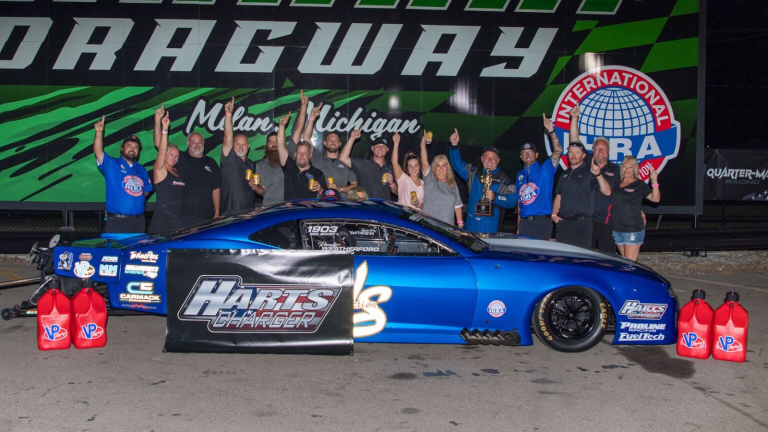 Weatherford Wins $125,000 Payday at IHRA Outlaw Pro Mod Nationals ...