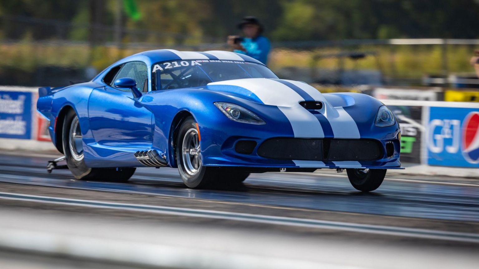 On the Verge of History: Ned Dunphy’s Twin-Turbo Viper Chasing Drag ...