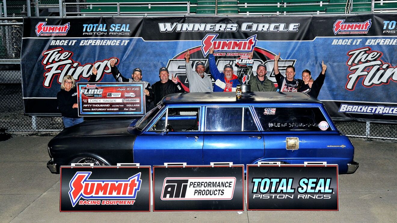 Corey Hansen Earns $50,000 on ATI Saturday at the Summit Racing Fling ...