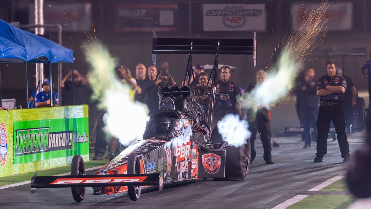 Palmer, Worsham Lead Friday Qualifying at IHRA Outlaw Nitro Series in ...